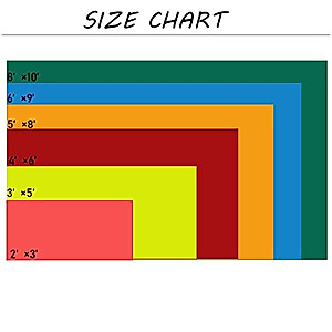 Modern Bright Floral Area Rugs for Living Dinning Room Multicolor Artistic Flowers Print Floor Mats Machine Washable Durable Carpet Throw Rug,3'x5',Blue