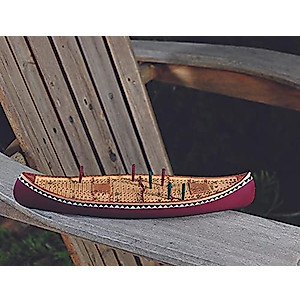 Outside Inside - Hand Painted Tin Boat Cribbage Board