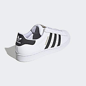 adidas Originals Men's Superstar Sneaker, White/Black/White, 9