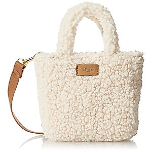UGG womens Maribel Mini Sherpa Cross Body Bag, Natural, One Size US