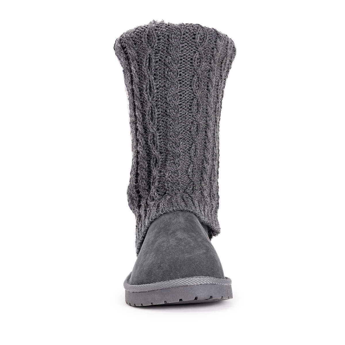 MUK LUKS Women's Cheryl Boot, Grey, 10