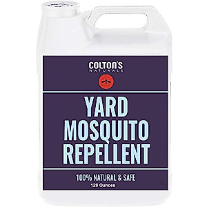Mosquito Repellent for Yard - 1 GAL Repellent Outdoor Yard Spray for Home, Lawn, Patio, & Garden - Yard Perimeter Outdoor Concentrate Spray Barrier Cedar Kid/PET Safe