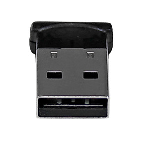 StarTech.com Bluetooth Adapter - Mini Bluetooth 4.0 USB Adapter - 50m/165ft Wireless Bluetooth Dongle - Smart Ready LE+EDR (USBBT1EDR4),Black