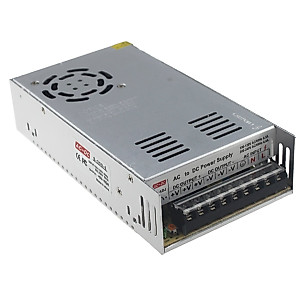 Rextin DC 5V 60A 300W Regulated Transformer Power Supply Driver SW For LED Strip Lights (300W)