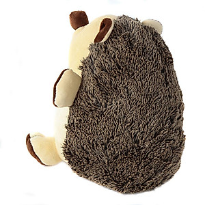 Lily’s Home Cute Decorative Hedgehog Weighted Interior Door Stopper, Compact with Soft Fabric Design