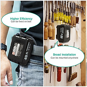 APTOOLER Replacement for Makita 18V Battery 6.0Ah 4/pk Compatible with Makita BL1815 BL1830 BL1835 BL1840 BL1850 BL1860 18volt Battery