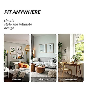 Dianhengmi Rectangular Floating Shelves Wall Decor, Gold Metal Wire and Wood Wall Mounted Large Space Storage Shelf Home Decorations Art for Bedroom Living Room Kitchen Bathroom, Set of 3