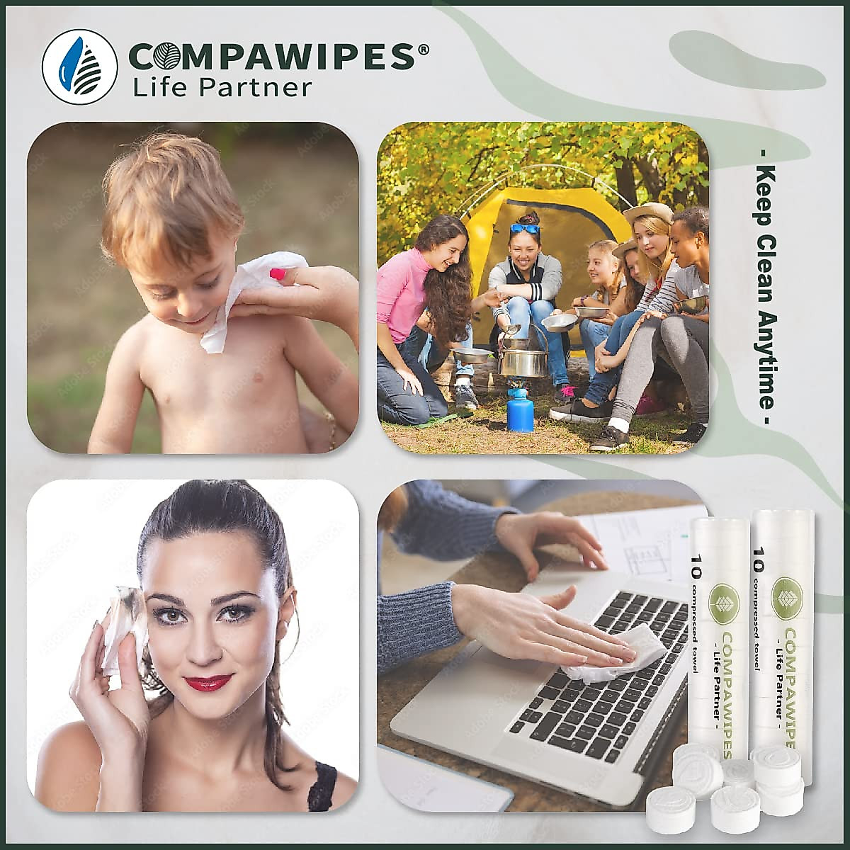 Toilet Paper Tablets Compressed Towels - Reusable Toilet Wipes Camping Toilet Paper Travel Wipes Coin Tissues Survival Toilet Paper (500)