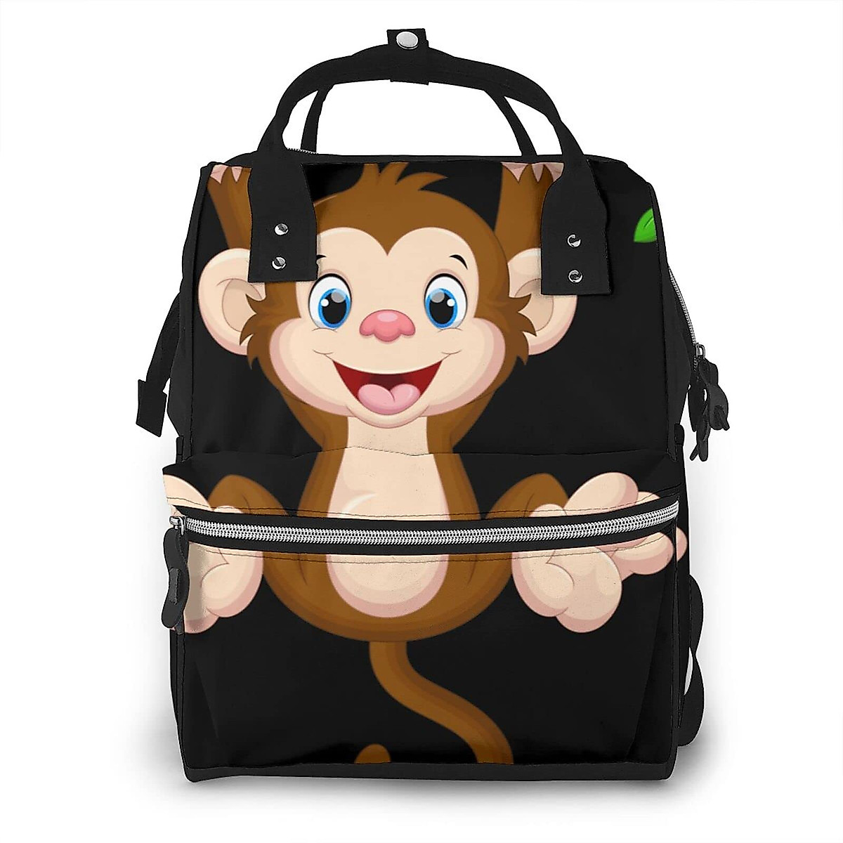 BBRItter Cartoon Monkey Mummy Backpack Diaper Tote Bags Shoulder Nappy Bag Large Capacity For Baby Care