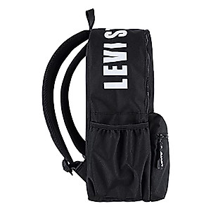 Levi's Unisex-Adults Classic Logo Backpack, Black, One Size