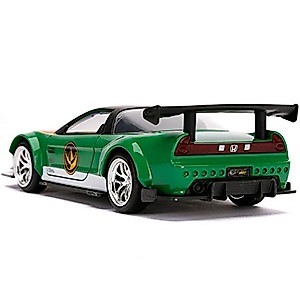 Jada Toys Power Rangers 1:32 Green Ranger 2002 Honda NSX Type-R Die-cast Cars, Toys for Kids and Adults
