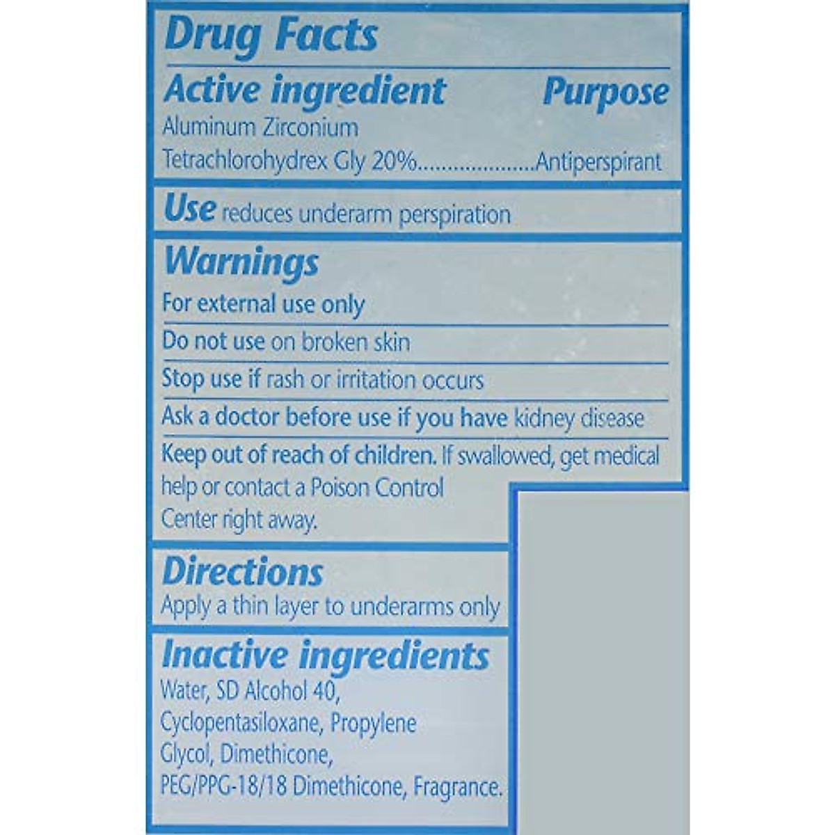 Arrid XX Extra Extra Dry Clear Gel Antiperspirant Deodorant, Morning Clean , 2.6 Oz, Pack of 6