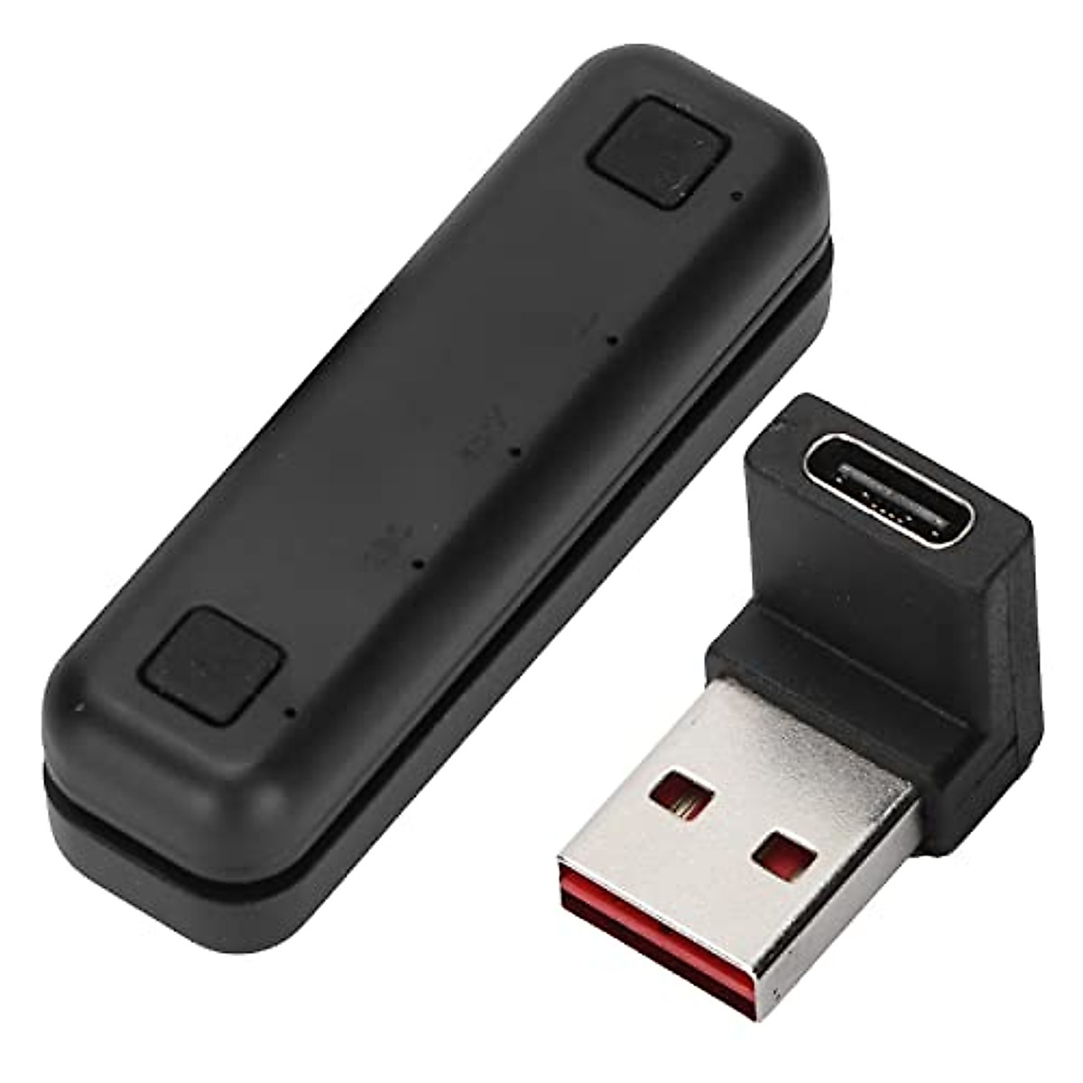 Kafuty-1 Bluetooth Adapter for Nintendo Switch & Lite, for PS4, for PS5, for Win 8 and Above PC, Wireless Audio Transmitter with aptX Low Latency, with USB C to A Converter