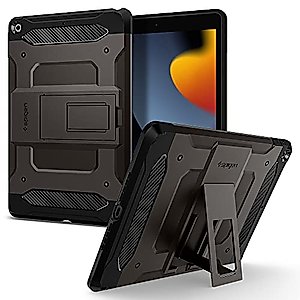Spigen Tough Armor TECH Designed for iPad 10.2 Case, iPad 9th Generation Case (2021) / iPad 8th Generation Case (2020) / iPad 7th Generation Case (2019) - Gunmetal