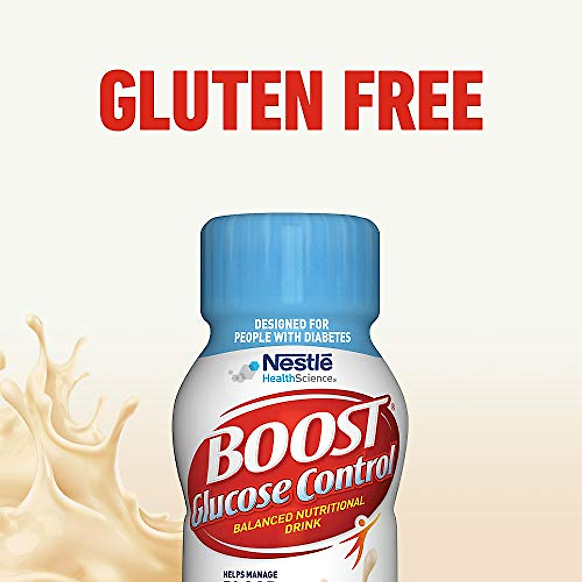 Boost Ready To Drink, Glucose Control Vanilla, 8 FL ounce (Pack of 24)