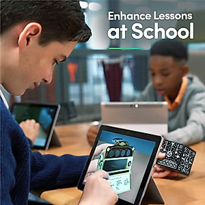 Merge Cube - Augmented & Virtual Reality Science & STEM Toy - Educational Tool - Hands-on Digital Teaching Aids - Science Simulations - Home School, Remote & in Classroom Learning - iOS & Android