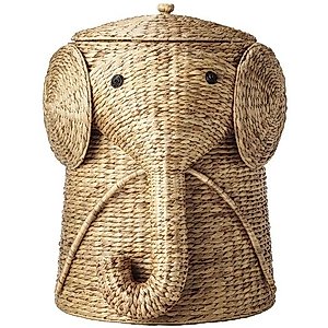 Home Decorators Collection Animal Bathroom Hamper, 20" Hx16 Wx17 D, Natural