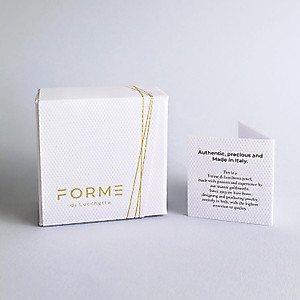 Lucchetta - 14kt Yellow Gold Oval Bangle - 7 Inch - 5.40gr with White Diamond-Effect, Womens 14k Gold Bangles, Italian Masterful Fine Jewelry