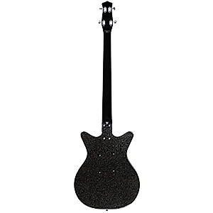 Danelectro '59DC Short Scale Bass Guitar - Black Metalflake