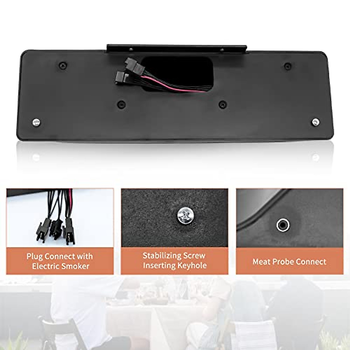 9907180015 Controller Replacement Part Compatible with Masterbuilt Bluetooth Digital Electric Smoker, Digital Control Panel for: MB20074719, MB20073519, MB26073519, MB20073119, MB25073519, etc.