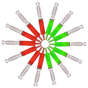 MultiBerg 50 Jello Shot Syringes with (55 Syringe Shots RECIPE'S eBOOK), Creates an Instant Fun Party! Large 1.5-2oz with caps