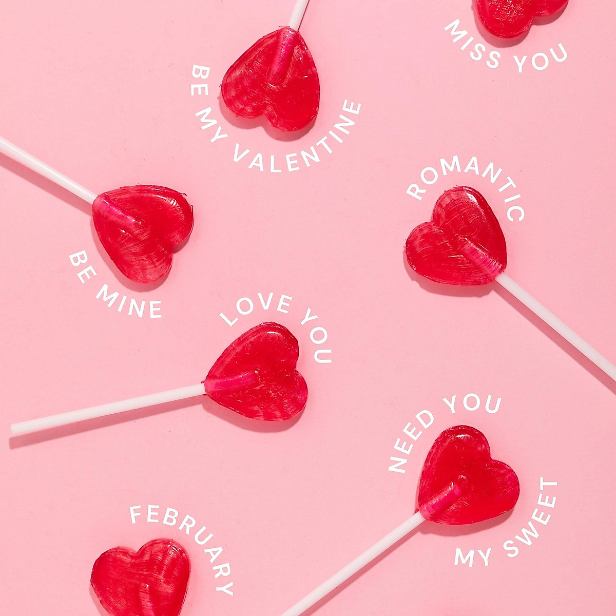 Snacktery Heart Lollipops - 28 Count - Heart-Shaped Valentines Lollipops - Red Valentine Suckers - Strawberry Flavored Heart Suckers - 12 Ounce