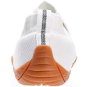 WHITIN Men's Trail Running Hiking Shoes Minimalist Barefoot 5 Five Fingers Wide Width Toe Box Size 8.5 Gym Workout Fitness Zero Drop Cross Training Male Minimus All White Gum 41