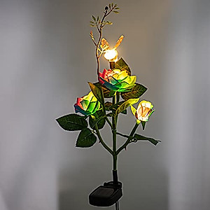 lynn LED Solar Garden Light Outdoor Pathway,Lamp for Home Yard Landscape Decoration