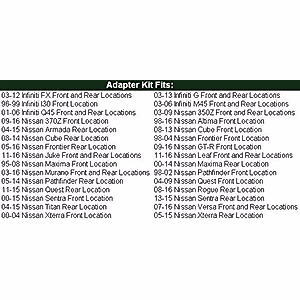 Speaker Adapter Spacer Rings - Exact Fit for Select Infiniti & Fits Nissan Vehicles - SAK050_5525-1 Pair
