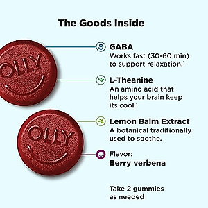 Olly Olly Good Bye Stress Gummies (84Count), 84Count