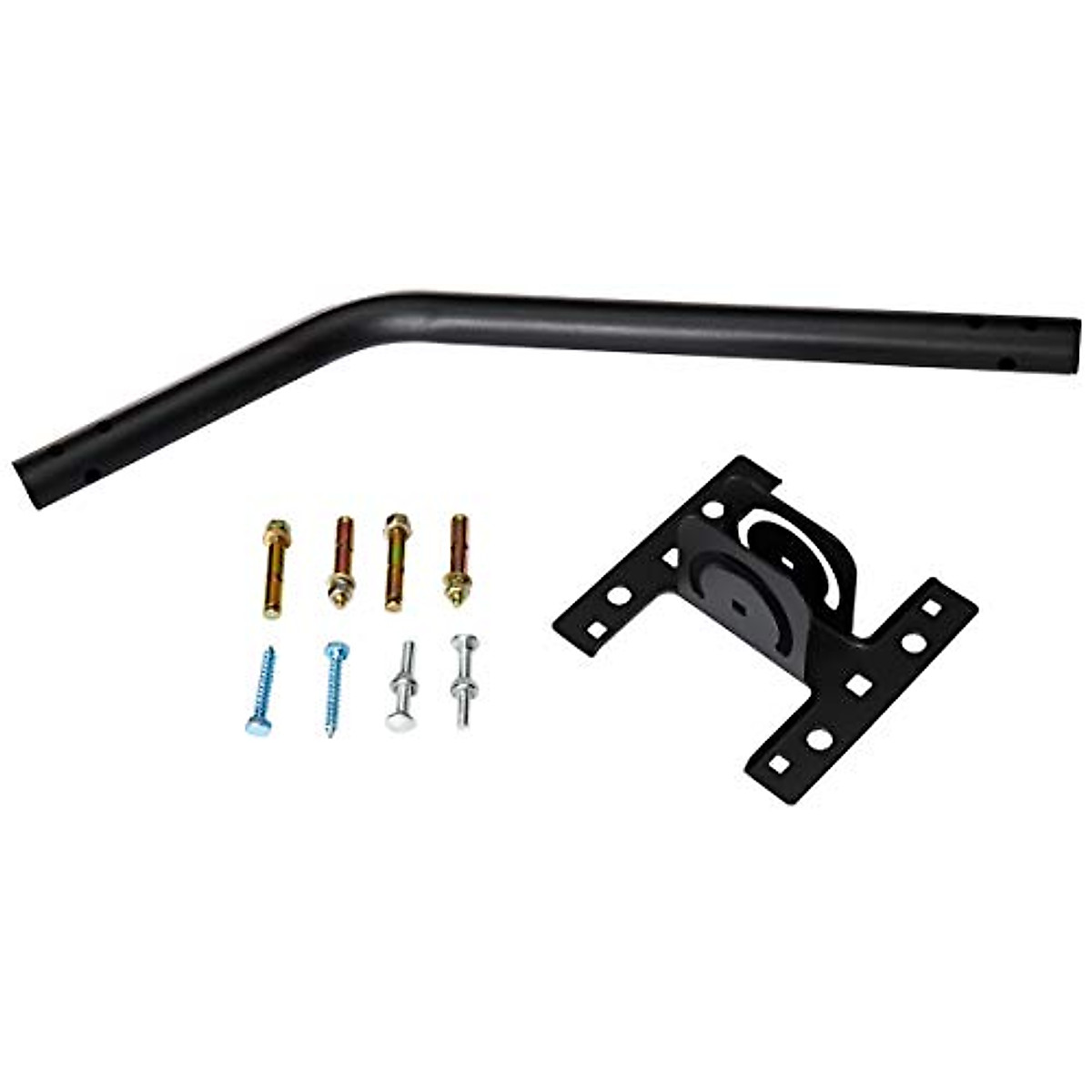 Cables Direct Online Adjustable Satellite Dish Antenna Mast for Roof or Wall Installation, Heavy Duty Pole, TV Antenna, Weather Station Mount J Pole Solid Base Weatherproof Mounting Bracket