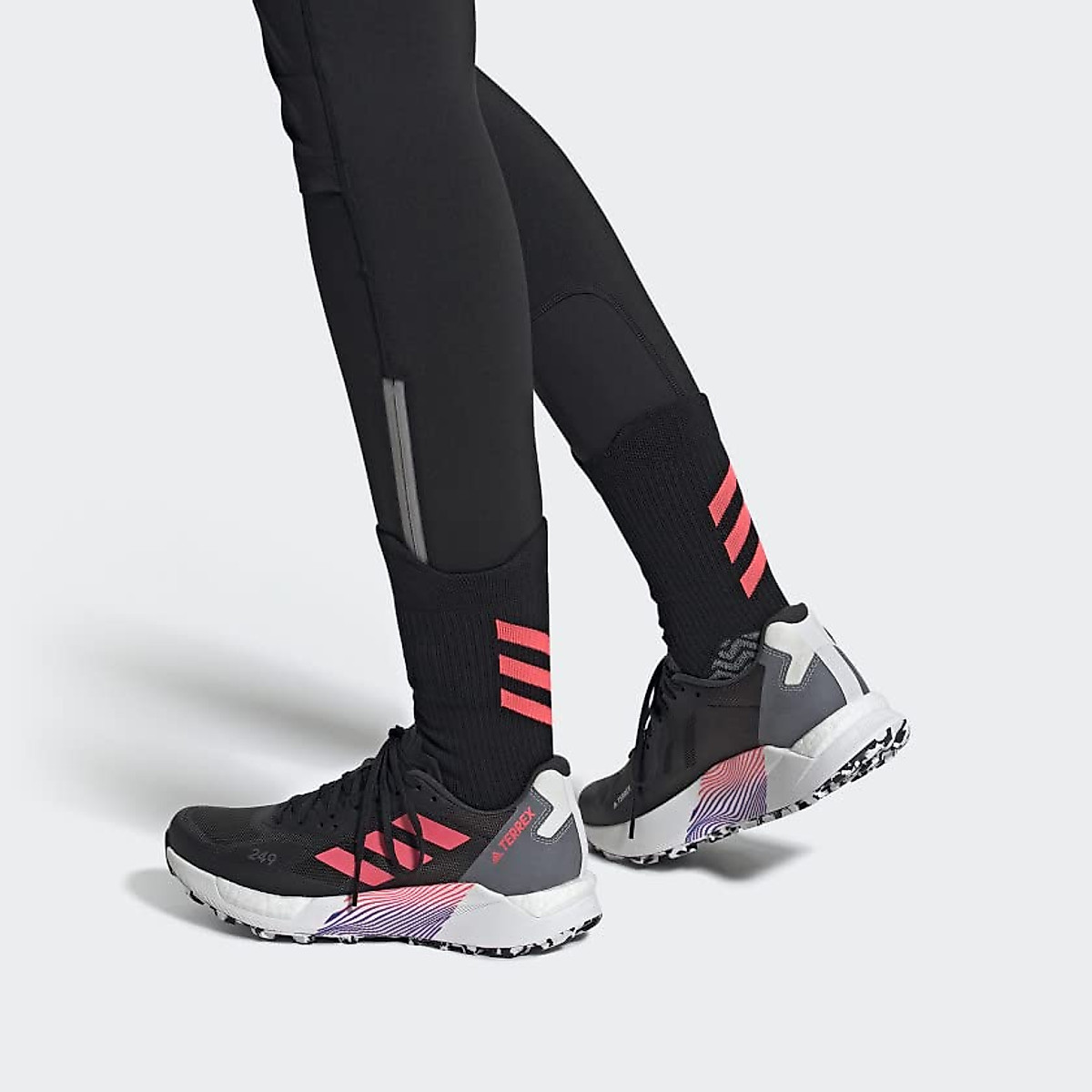 adidas Terrex Agravic Ultra Trail Running Shoes Women's, Black, Size 10