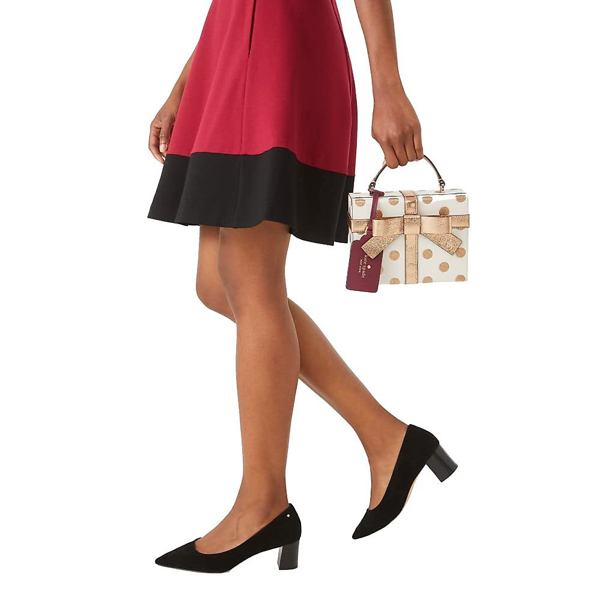 Kate spade new york Wrapping Party Gift Box Crossbody (Parchment Gold)