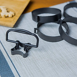Fried egg rings, Fried Egg Rings Mold, Pancake mold Maker, Cookie Cutters Mini Flower Molds Cutter for Baking