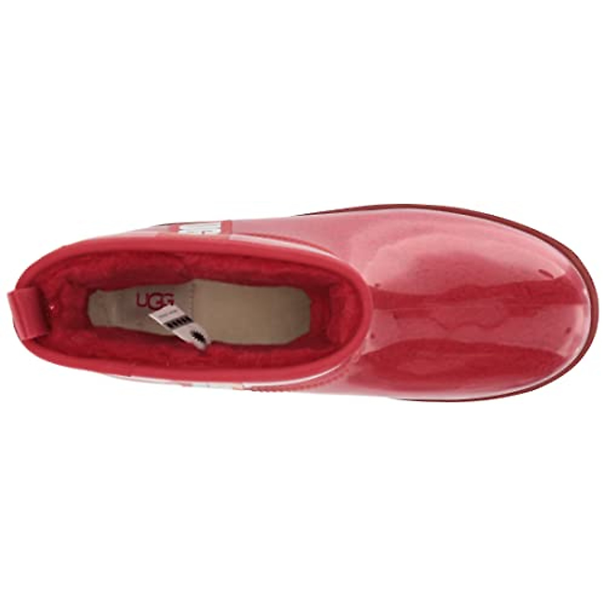 UGG Women's Classic Clear Mini Fashion Boot, Samba Red, 7