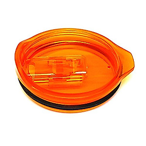 NorChill 20 oz Splash Resistant Stainless Steel Tumbler Lid, Orange