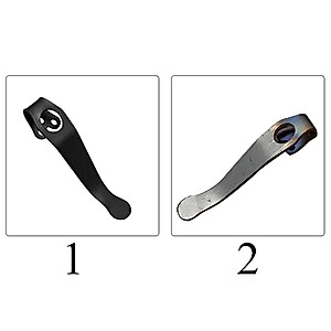 RICH Pocket Clip Portable DIY Deep Carry Practical Waist Accessories Solid Back Durable Tool Titanium Alloy Compact for C81 C10 C11 3-Hole