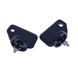JEENDA Ignition Switch Key Compatible with Toro TimeCutter Zero Turn 4225 5060 SS3200 SS3216 SS3225 SS4200 SS4225 SS4235 SS4250 SS4260 SS5000 SS5035 SW3200 SW4200 SW5000 (2)