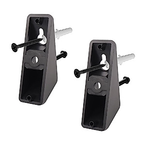 Black Sound Bar Wall Mount Brackets A1997429A SONA1997429A with Screw Accessories for Sony Soundbar HT-CT370 HTCT370 SA-CT370 SACT370 HT-CT770 HTCT770 SA-CT770 SACT770 Speaker Mounting Brackets
