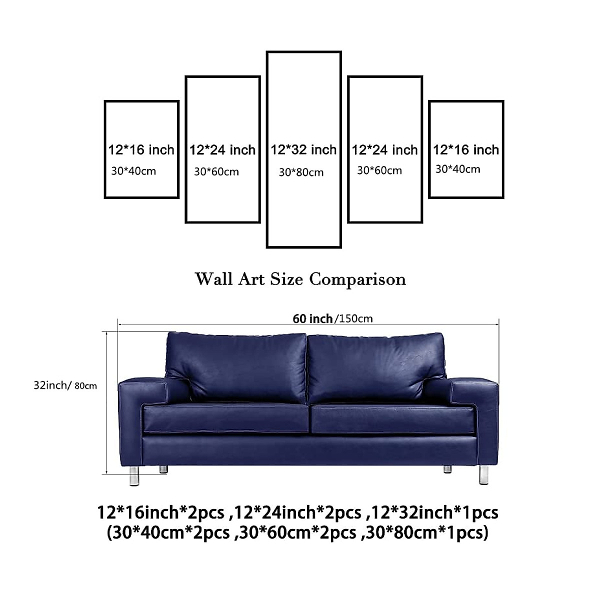 WKqifeil 5 Panels Multi Panel Print Fly Fishing Canvas Wall Art Trout Fisherman Man Cave Pictures Paintings Home Decor Painting Poster No Framed W60in*H32in
