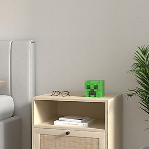 Minecraft Creeper LED Mood Light Creeper Lamp Mood Lighting Battery Powered | Collectible Mood Lamp | Green Mood Light LED Creeper | 5 Inches Tall