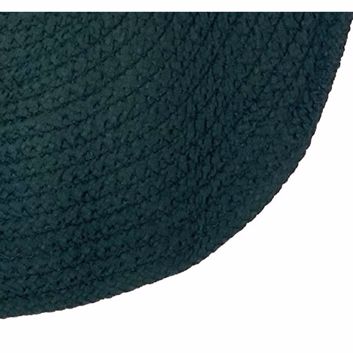 Better Trends Alpine Braid Collection is Durable & Stain Resistant Reversible Indoor Area Utility Rug 100% Polypropylene in Vibrant Colors, 20" x 30" Oval, Hunter Solid