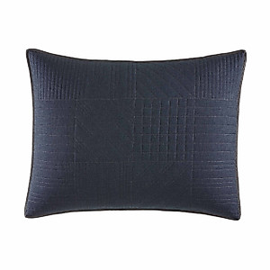 Eddie Bauer - Queen Quilt Set, Reversible Chambray Bedding with Matching Shams, Super Soft Wrinkle-Resistant Home Decor for All Seasons (Hidden Lake Blue, Queen)