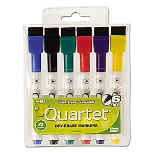 Quartet QRT51659312 ReWritables Dry Erase Mini-Markers