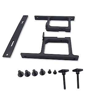 Dasen Lower Grille Front License Plate Mount Bracket Removable Compatible with 2015-2021 Ford Mustang Shelby GT350/GT350R - No Drilling