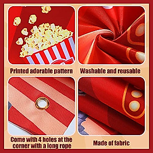 Movie Night Party Door Cover Sign Movie Theme Party Decorations Theater Movie Night Supplies Welcome Now Showing Movie Night Party Backdrop for Wedding Theater Birthday Accessory, 71 x 35.4 Inches