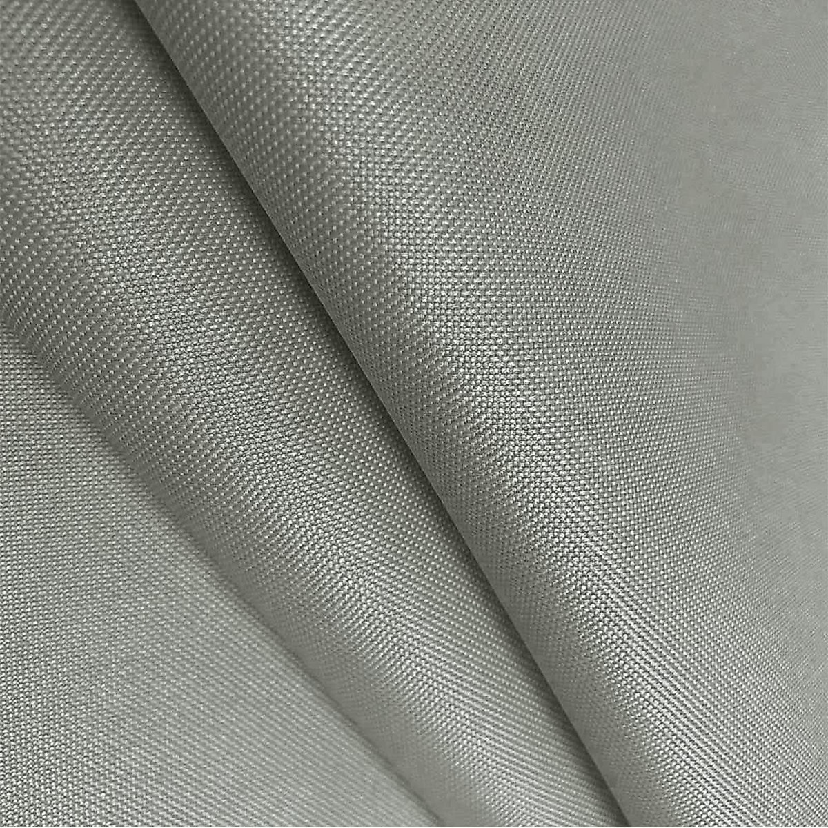 Foreate Waterproof Fabric by The Yard 600d Cordura Canvas Fabric 58 inch Wide for Indoor Outdoor Patio 1 Yard, Silver Grey