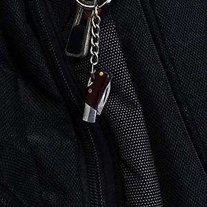 Miniature Gadgets Pocket Knife Collection, Eastern Delights EDC Tiny Multifunction Tool Pendant Decoration (Ebony Folding)