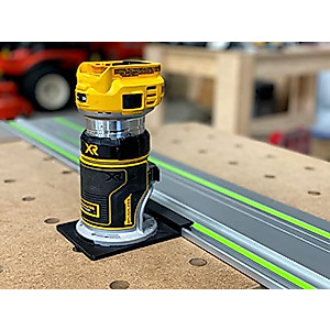 ToolCurve's Guide Rail Adapter Compatible with Dewalt Router - Made in USA