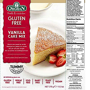 Orgran Gluten Free Vanilla Cake Mix 13.2oz